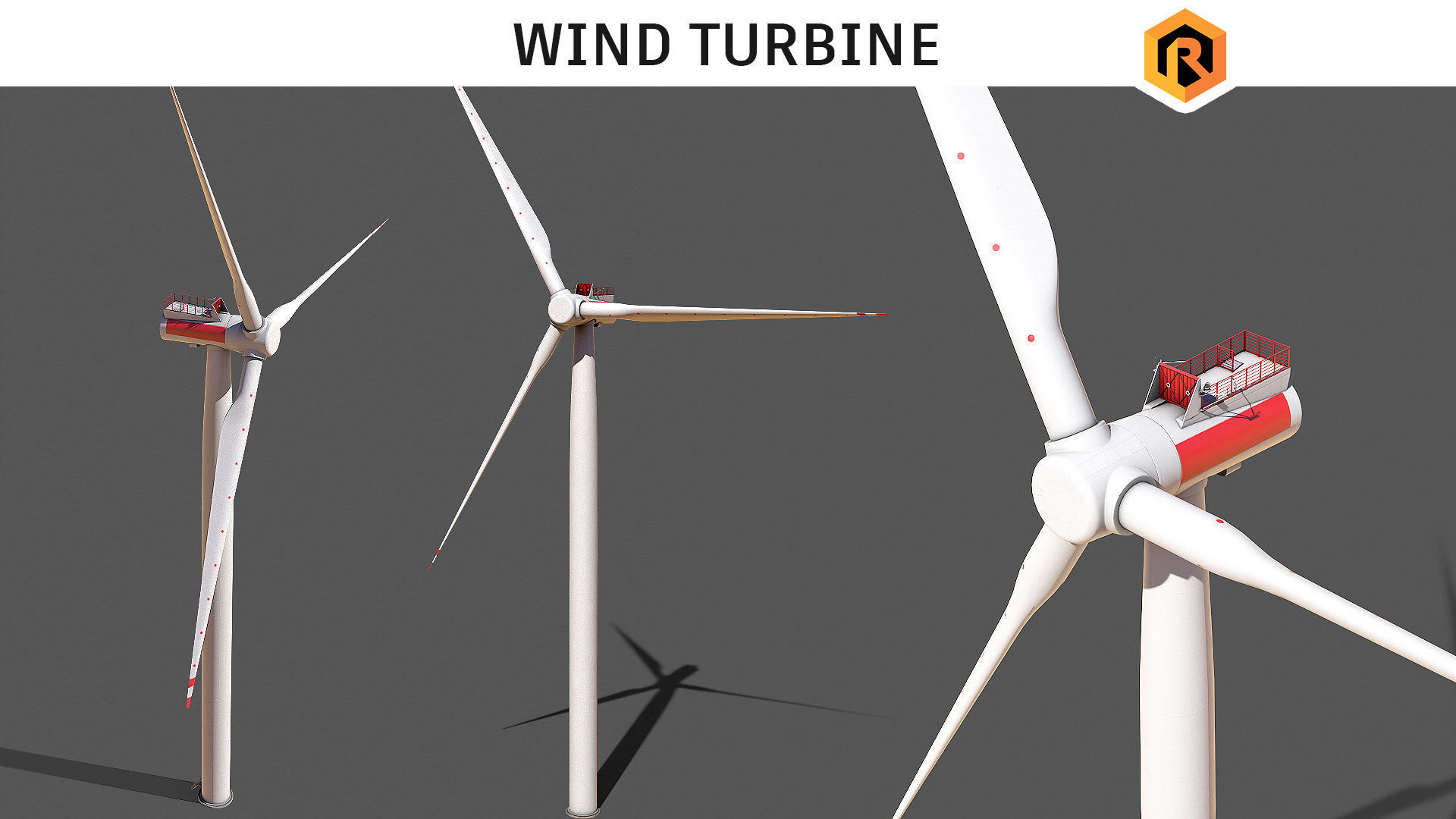 3D model Wind Turbine VR / AR / low-poly | CGTrader