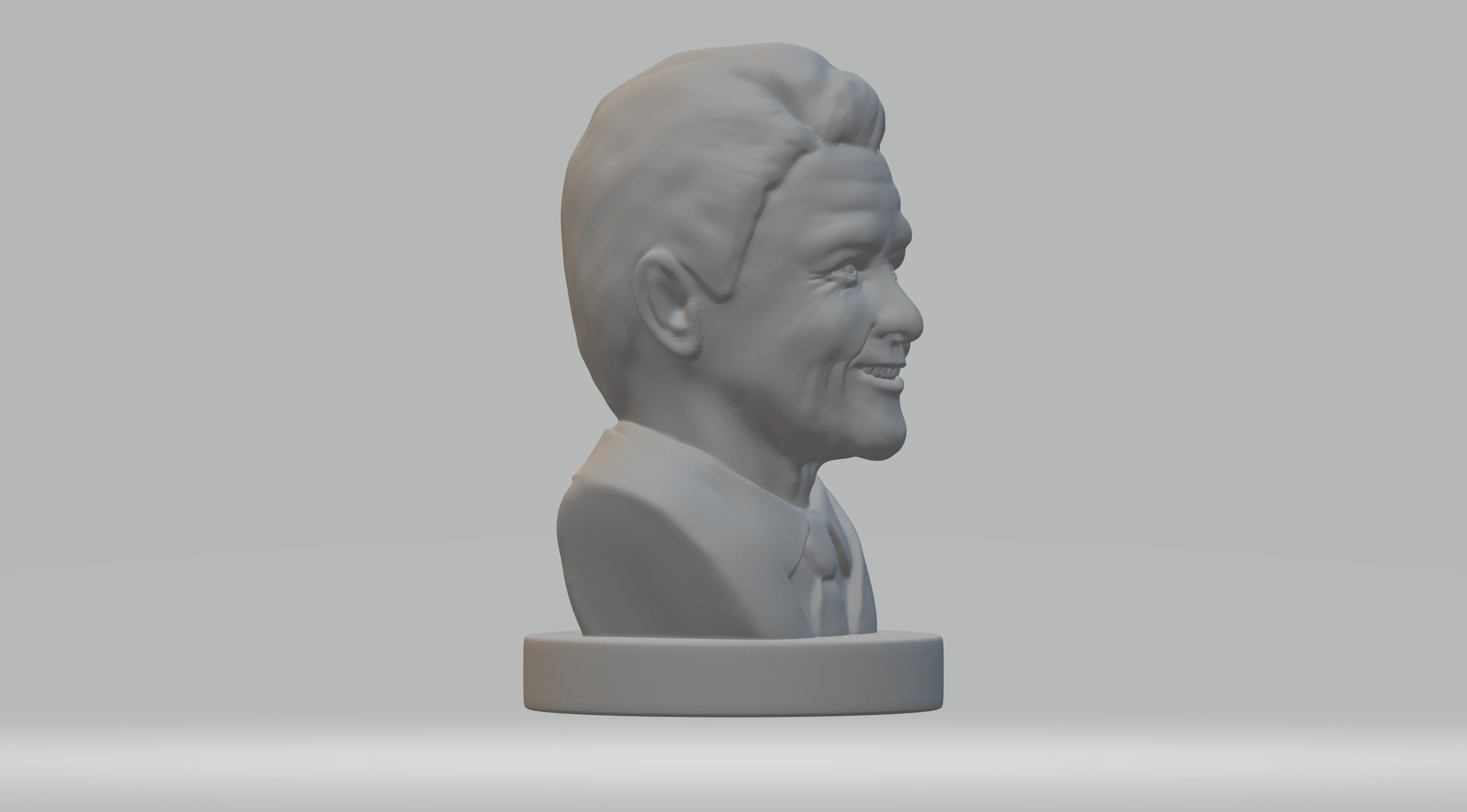 Bill Clinton Bust 3D Model 3D model 3D printable | CGTrader
