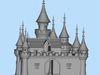 Castle with turrets 3D model 3D printable | CGTrader