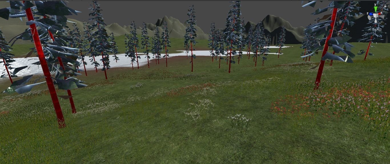 Nature with River Environment Texture | CGTrader