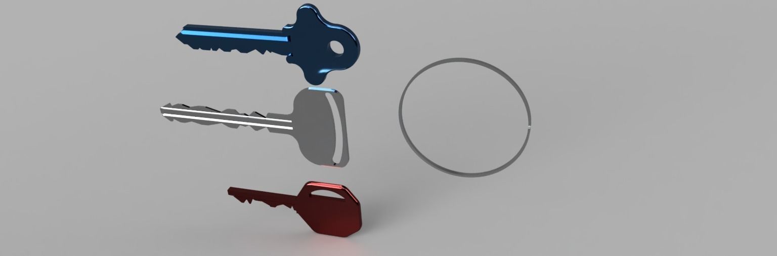 House and Shed Key 3D model | CGTrader