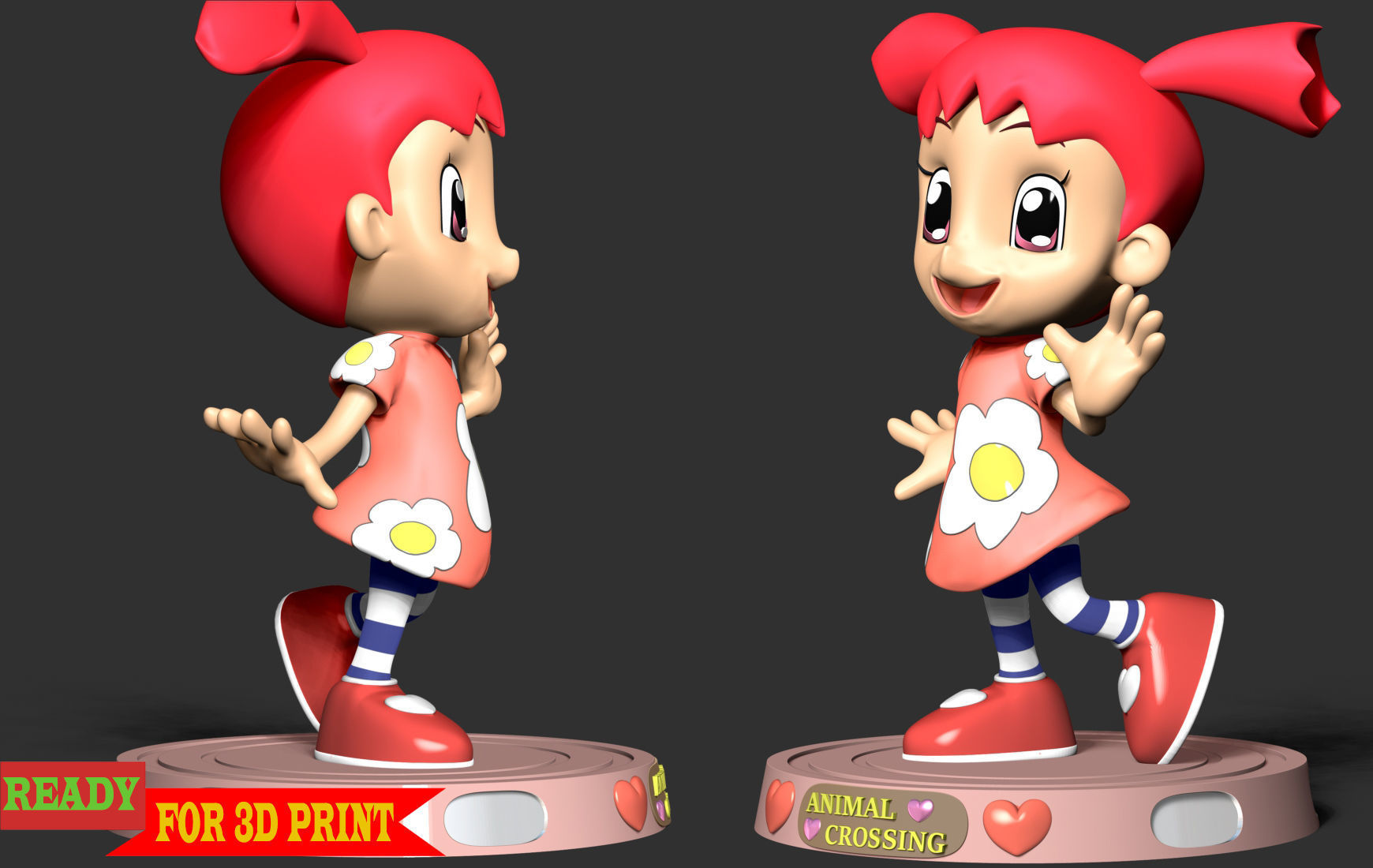 Ai - Animal Crossing 3D model 3D printable | CGTrader