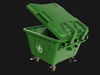 3D model Dustbin Rigged All PBR Unity UE V-Ray Arnold Textures Included ...