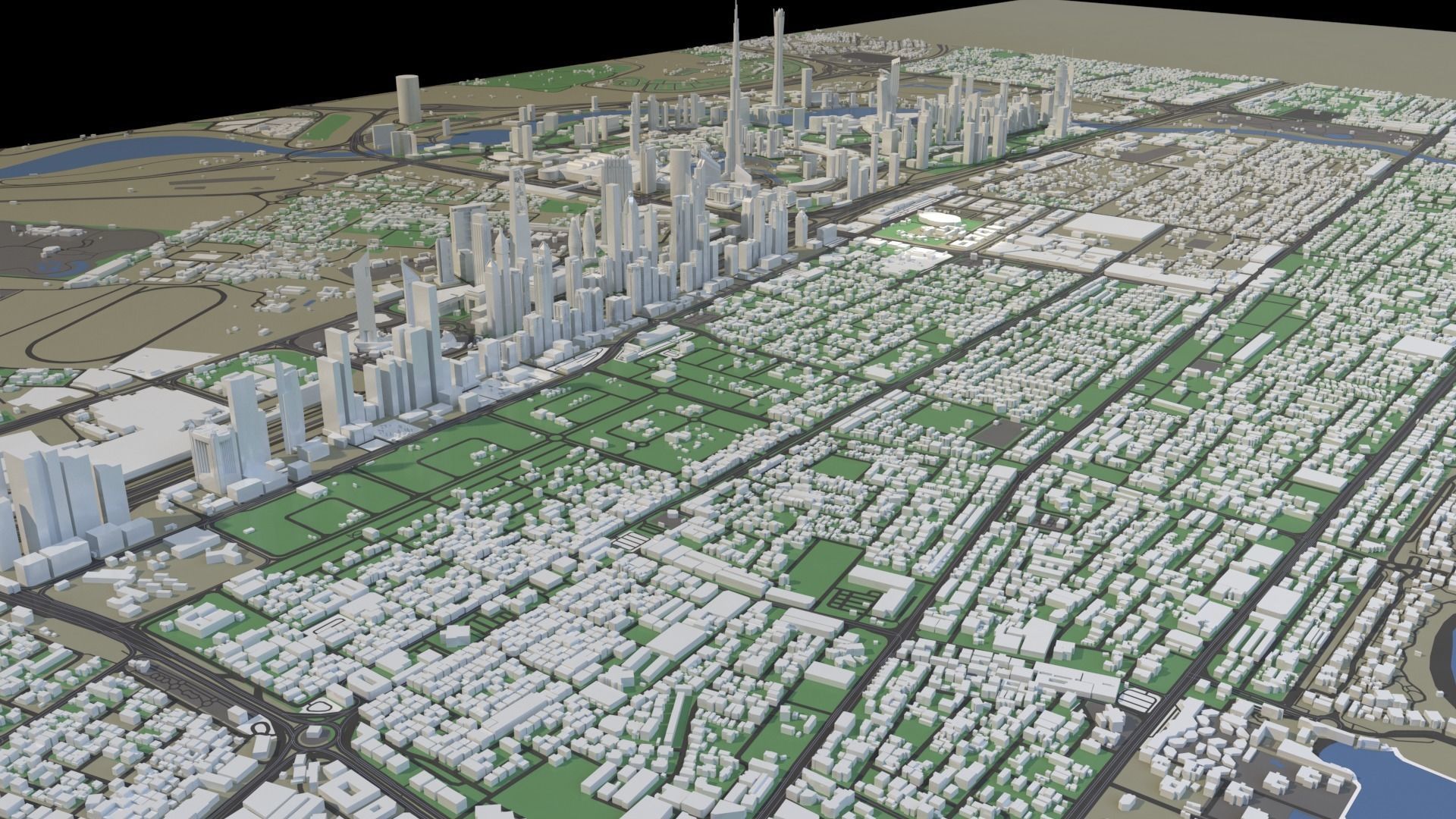 Dubai United Arab Emirates 3D model | CGTrader