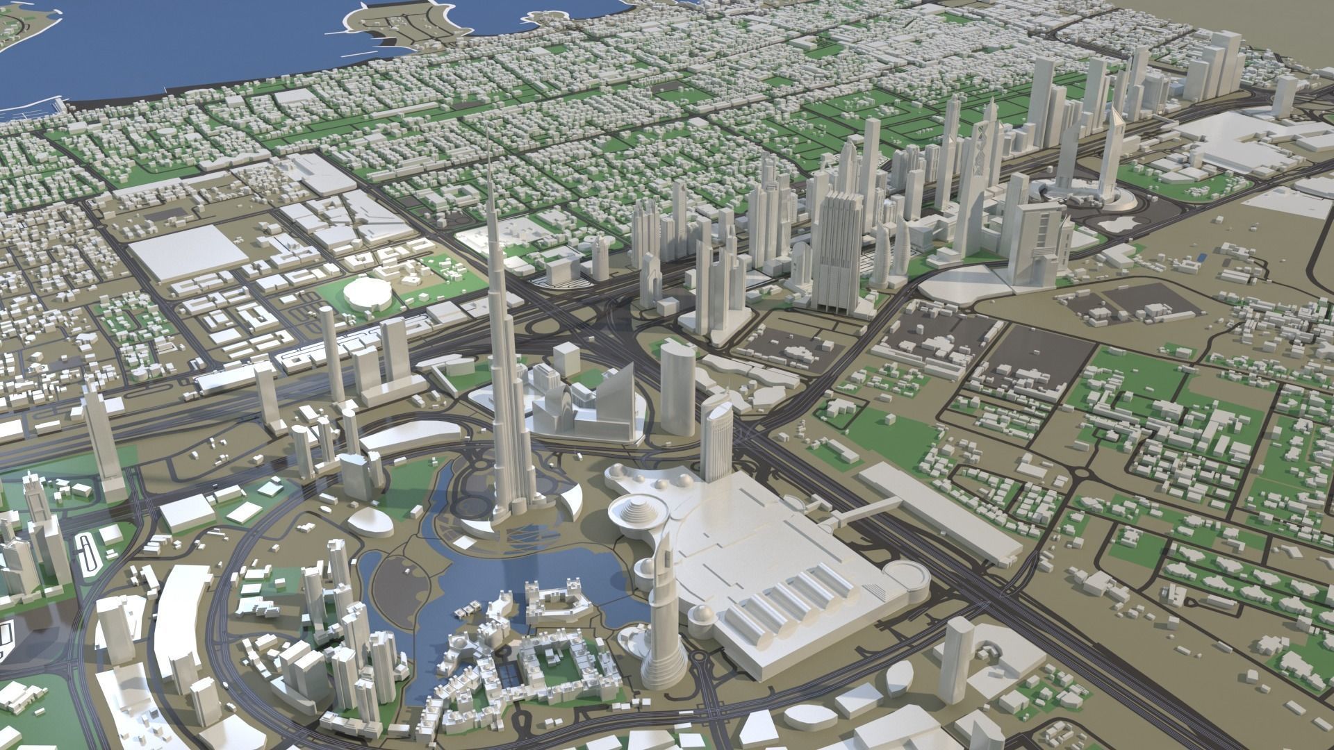Dubai United Arab Emirates 3D model | CGTrader