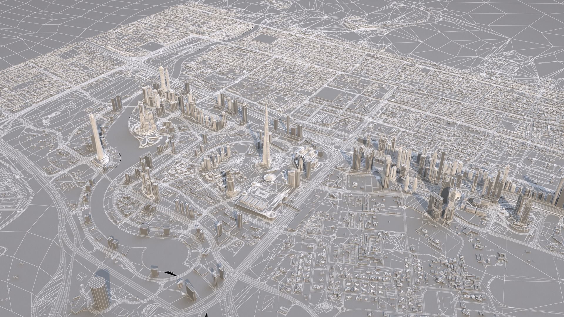 Dubai United Arab Emirates 3D model | CGTrader