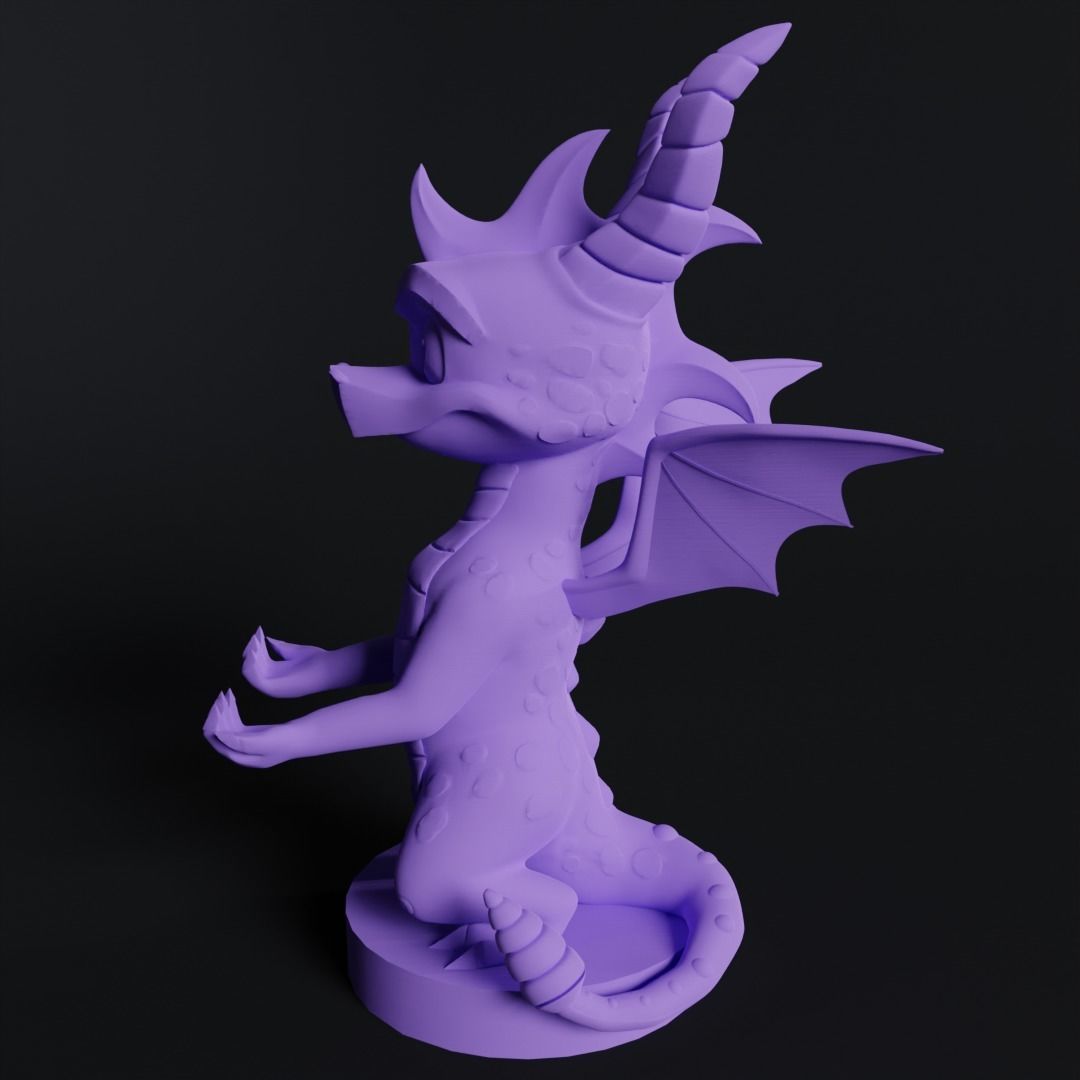 Spyro - Controller stand 3D model 3D printable | CGTrader