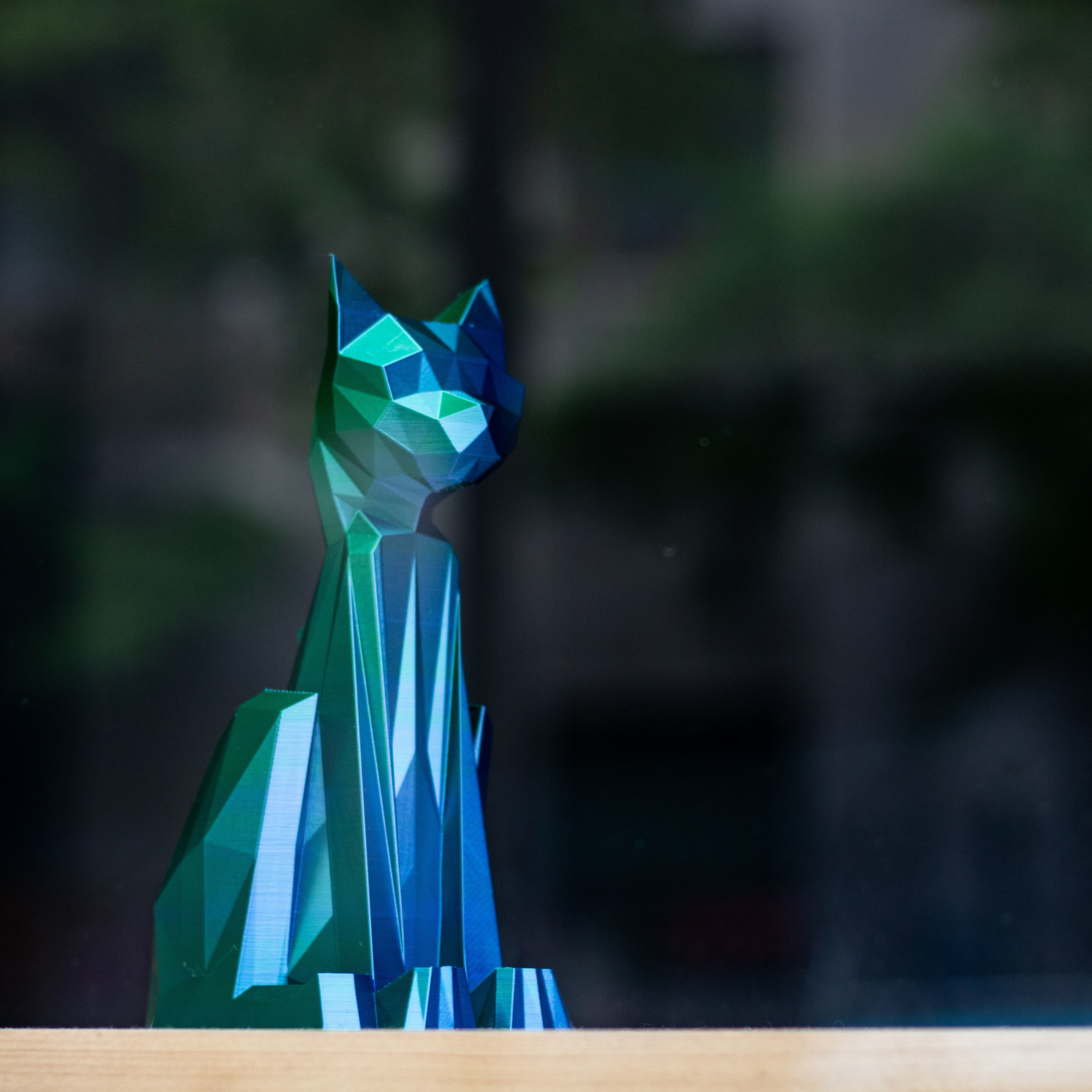 3D printable lowpoly cat model 3D model 3D printable | CGTrader