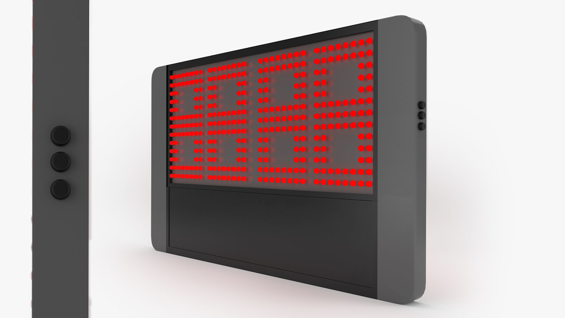Stoppage Time Sign 3D model | CGTrader