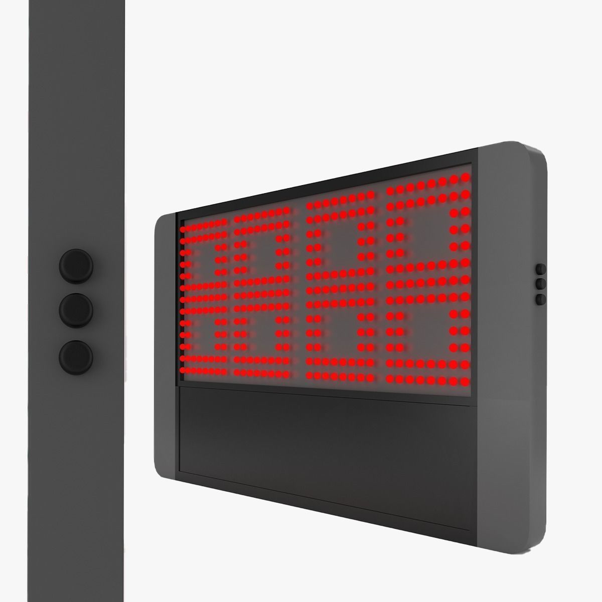 Stoppage Time Sign 3D model | CGTrader