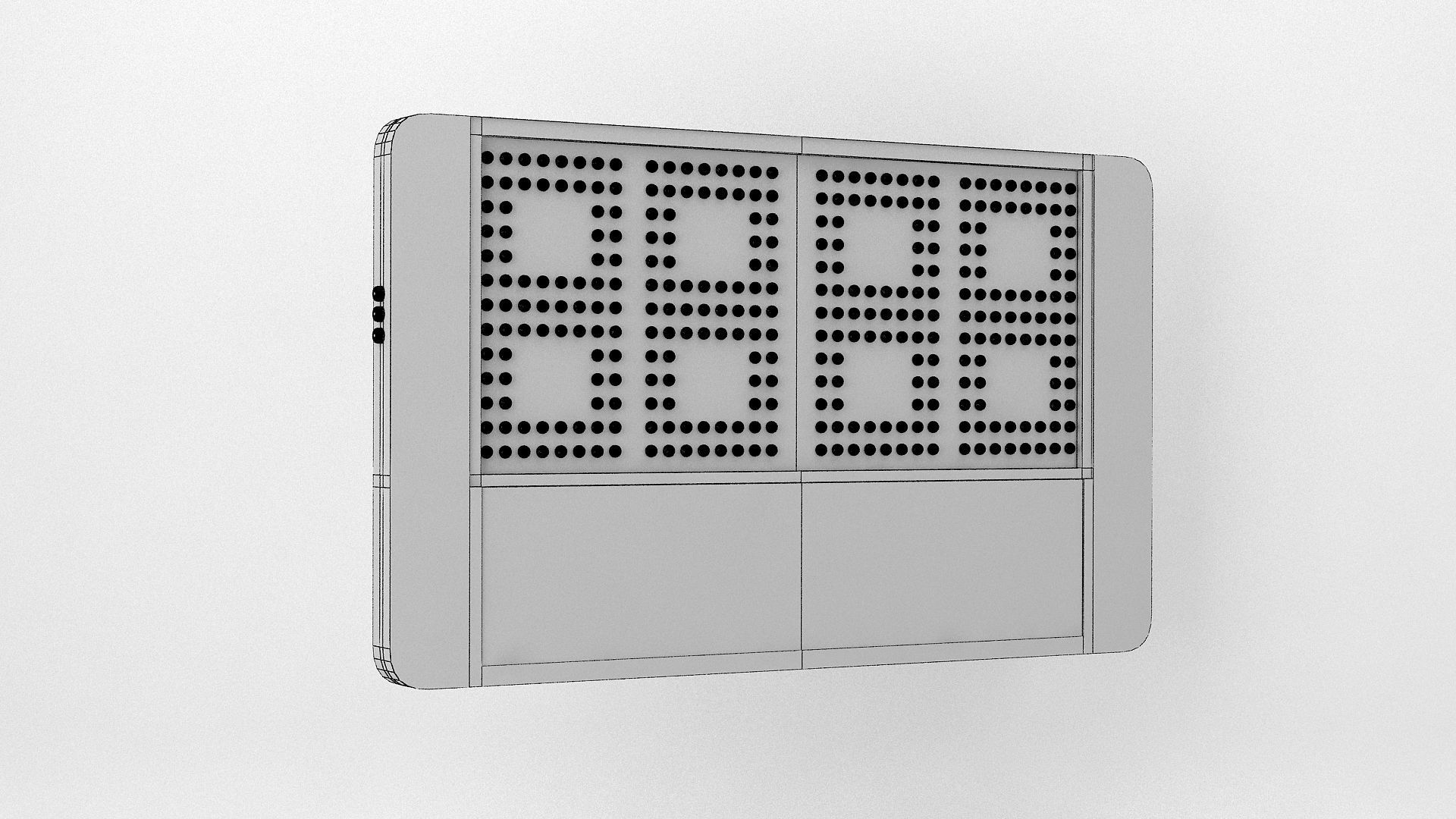 Stoppage Time Sign 3D model | CGTrader