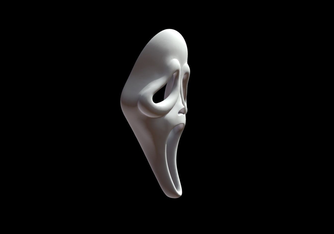 Ghost face Scream Mask 3D model | CGTrader
