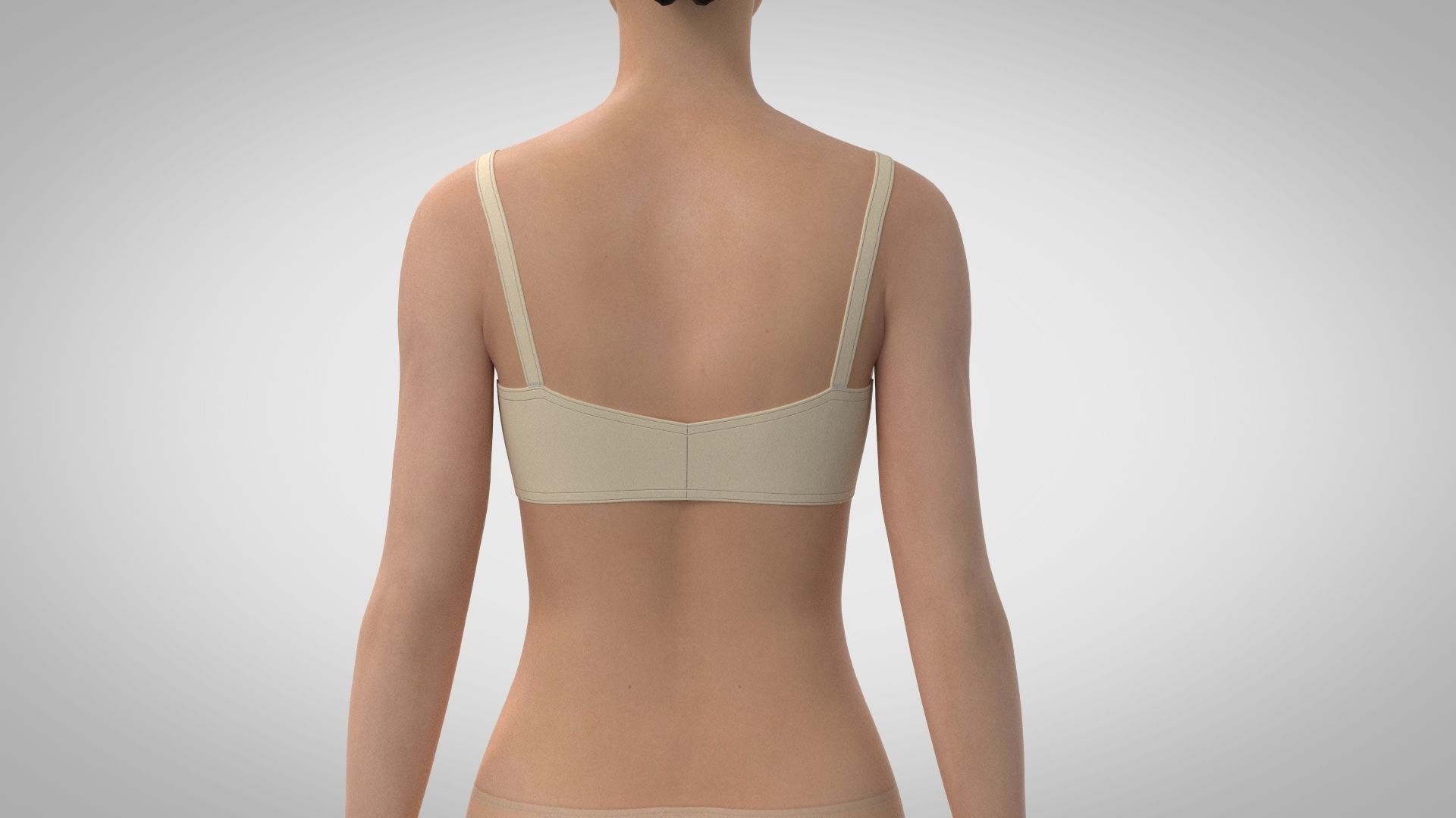 Basic Bra 3D model | CGTrader