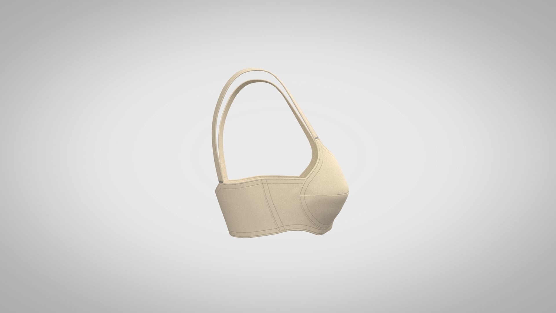 Basic Bra 3D model | CGTrader