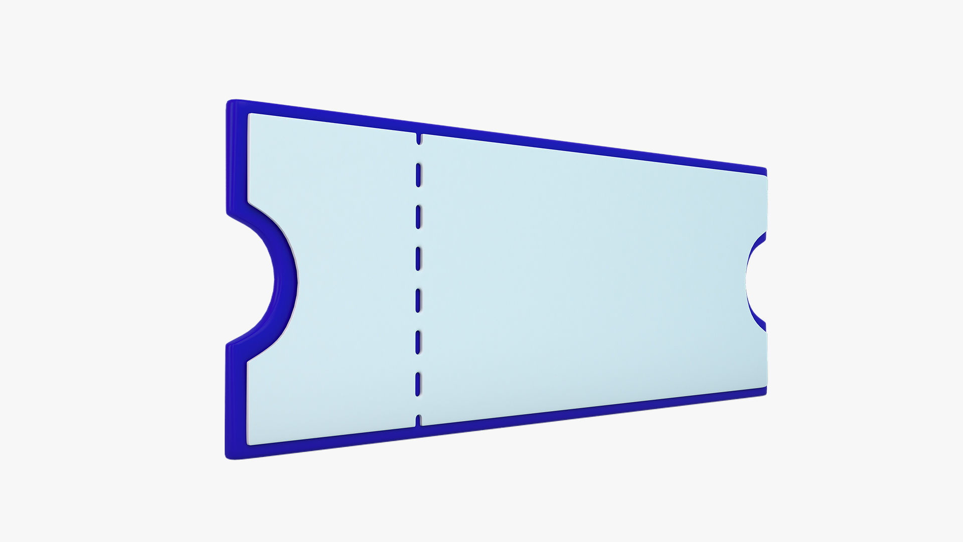 Ticket Paper 3D model | CGTrader