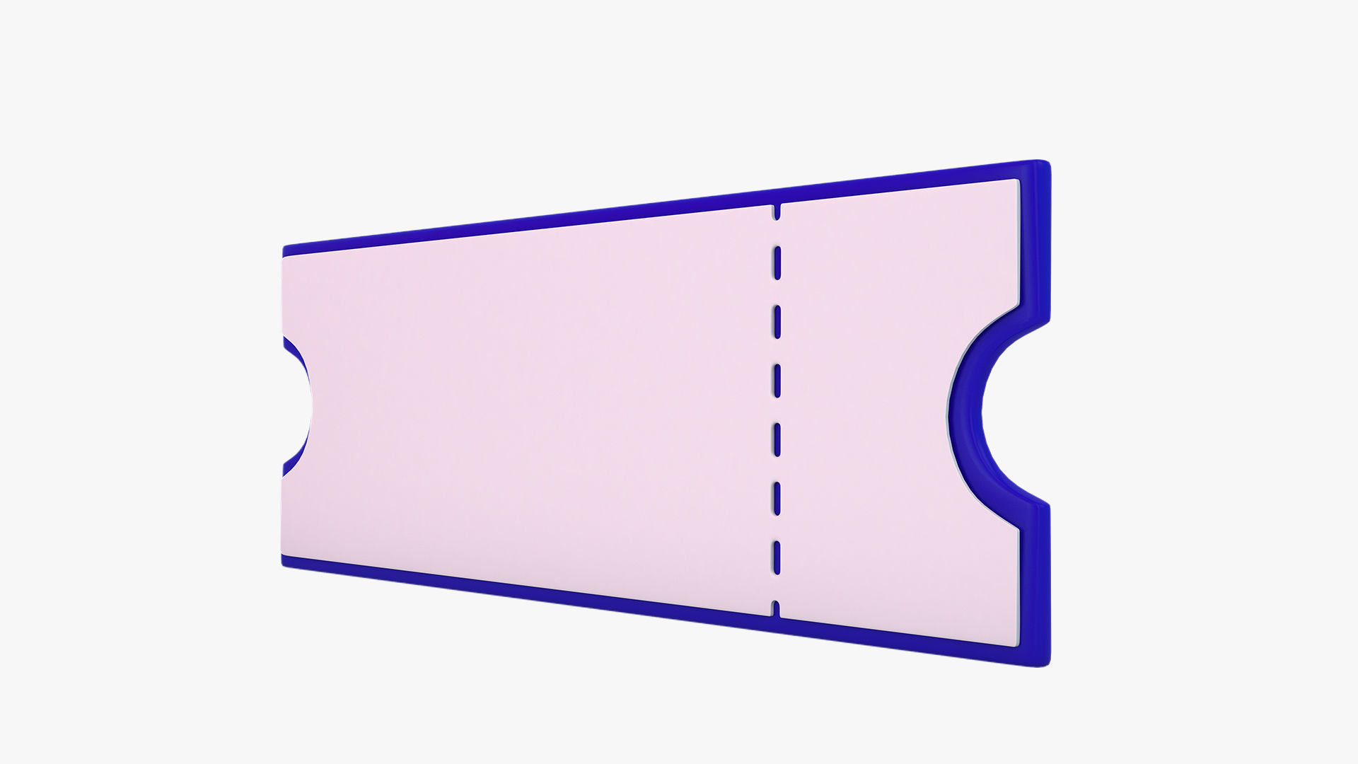 Ticket Paper 3D model | CGTrader