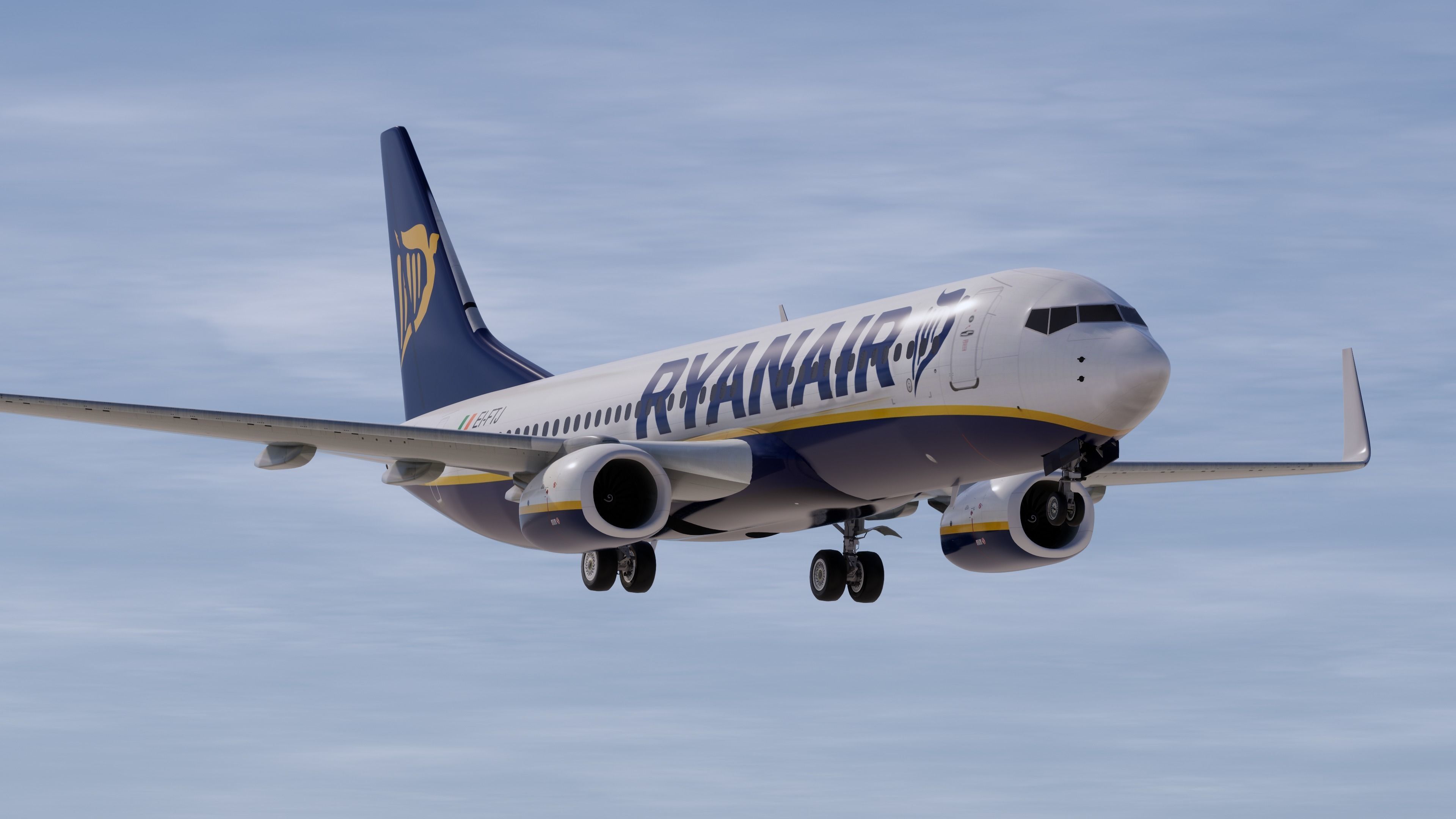 Ryanair Boeing 737-800 3D model | CGTrader