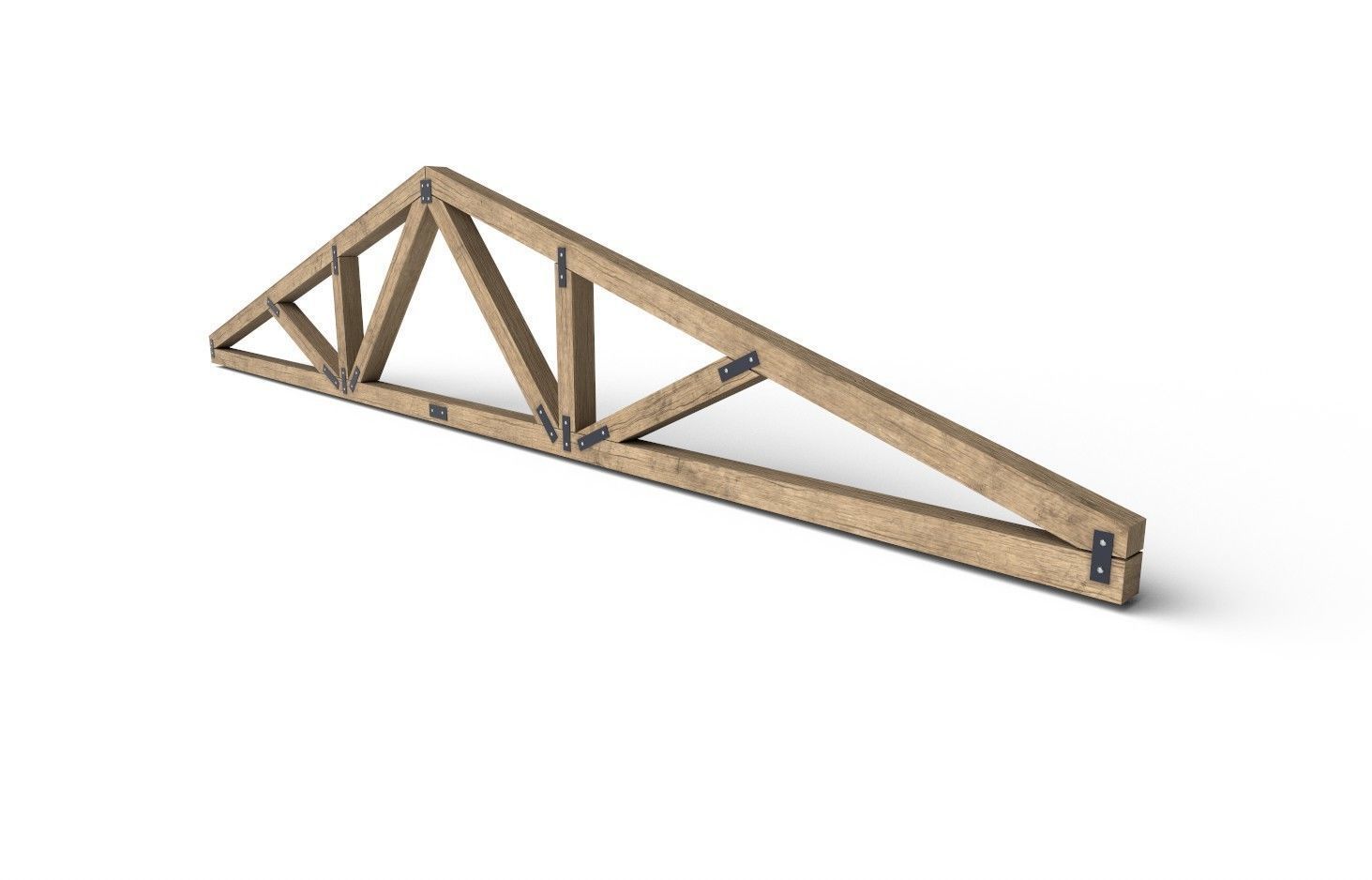 3D model Wooden Roof Truss 05 VR / AR / low-poly | CGTrader