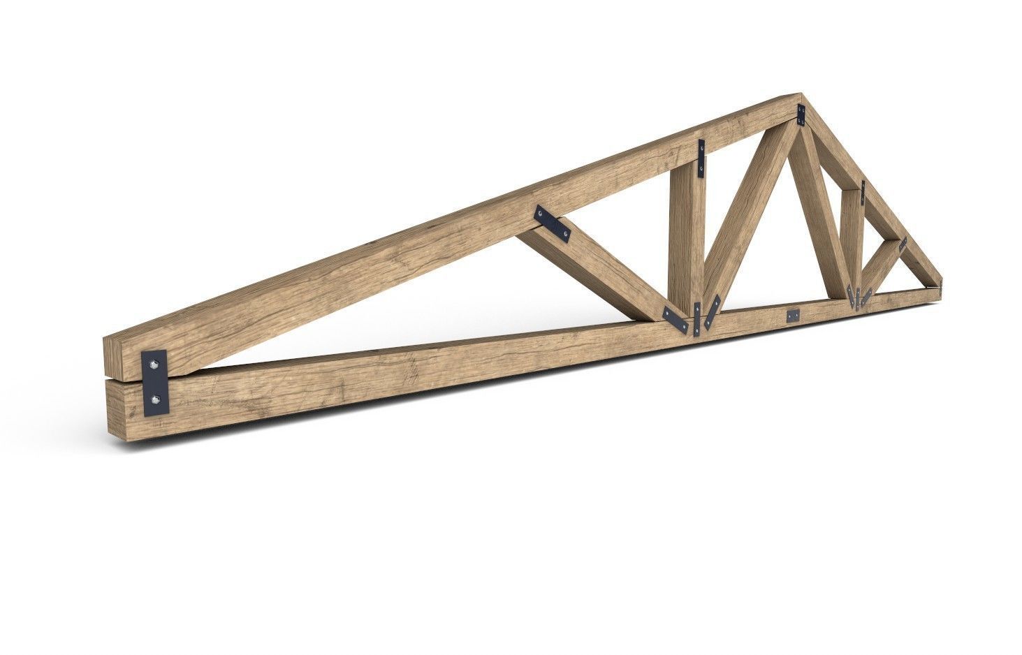 3D model Wooden Roof Truss 05 VR / AR / low-poly | CGTrader