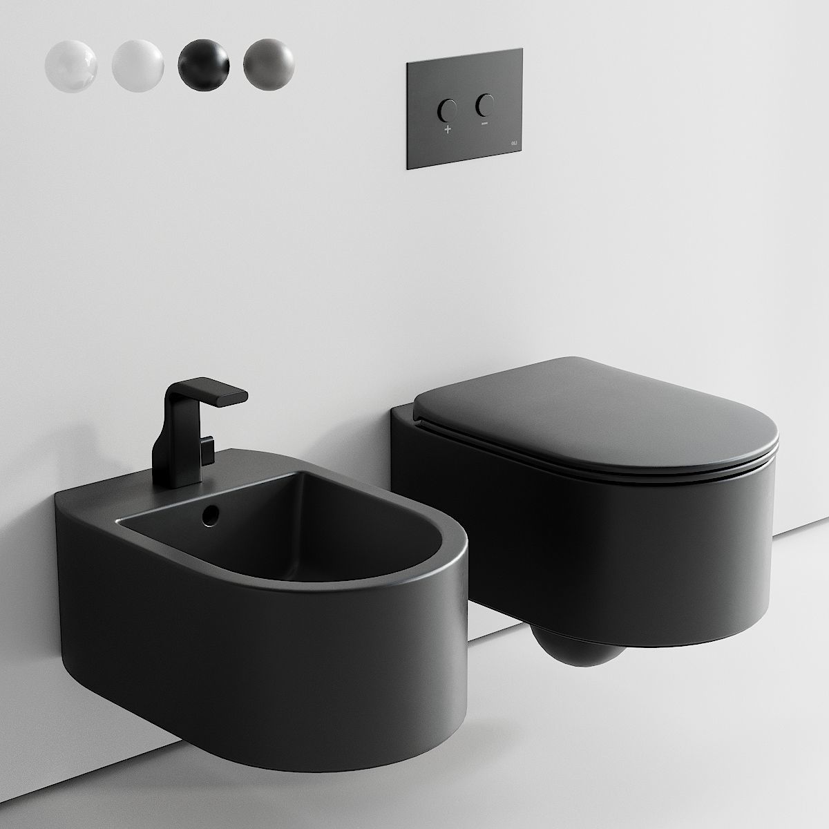 Ceramica Flaminia Astra Wall-Hung WC 3D model | CGTrader