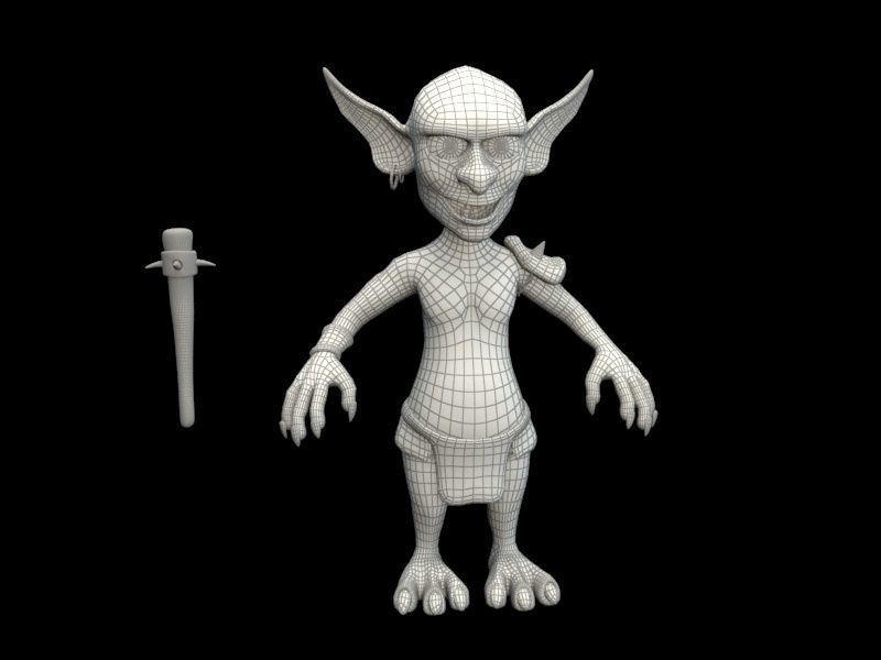 3D model cartoon goblin VR / AR / low-poly | CGTrader