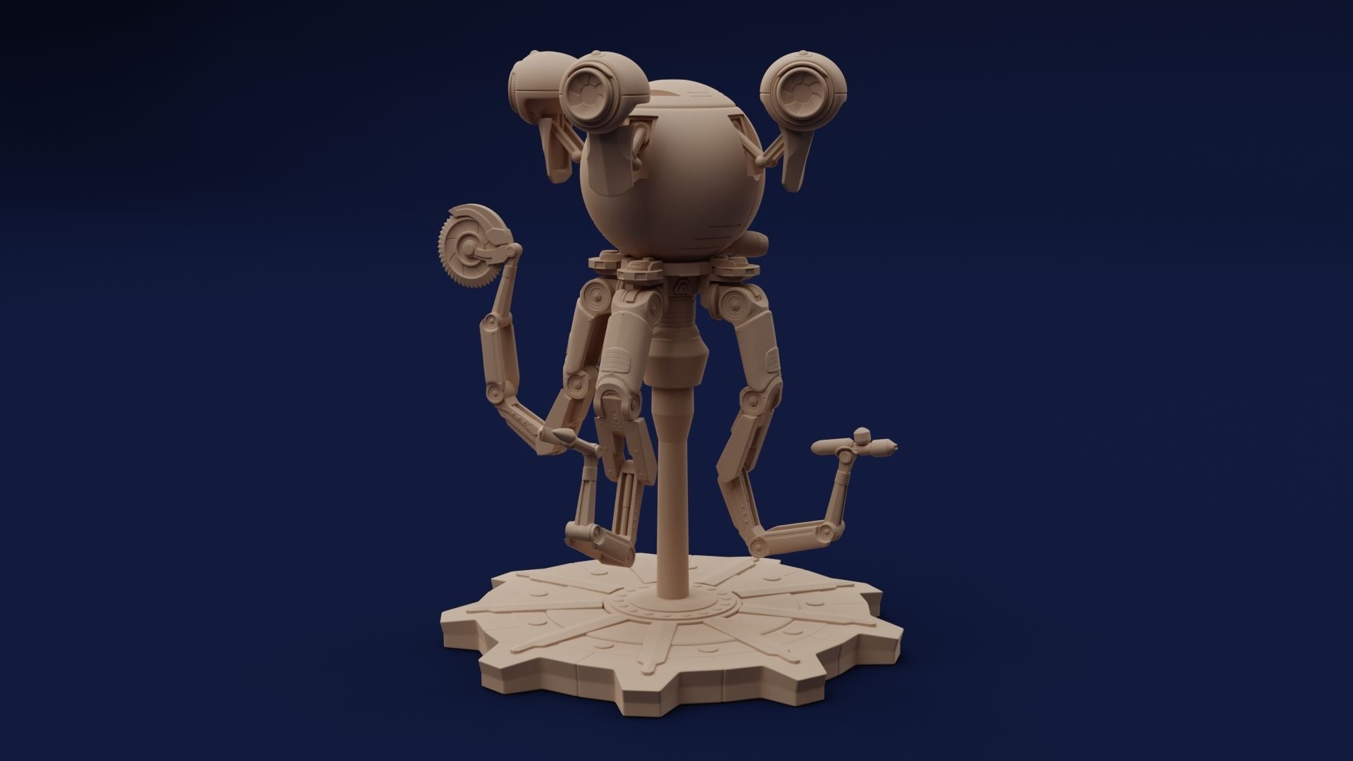 Fallout Codsworth 3d Model 3d Printable Cgtrader