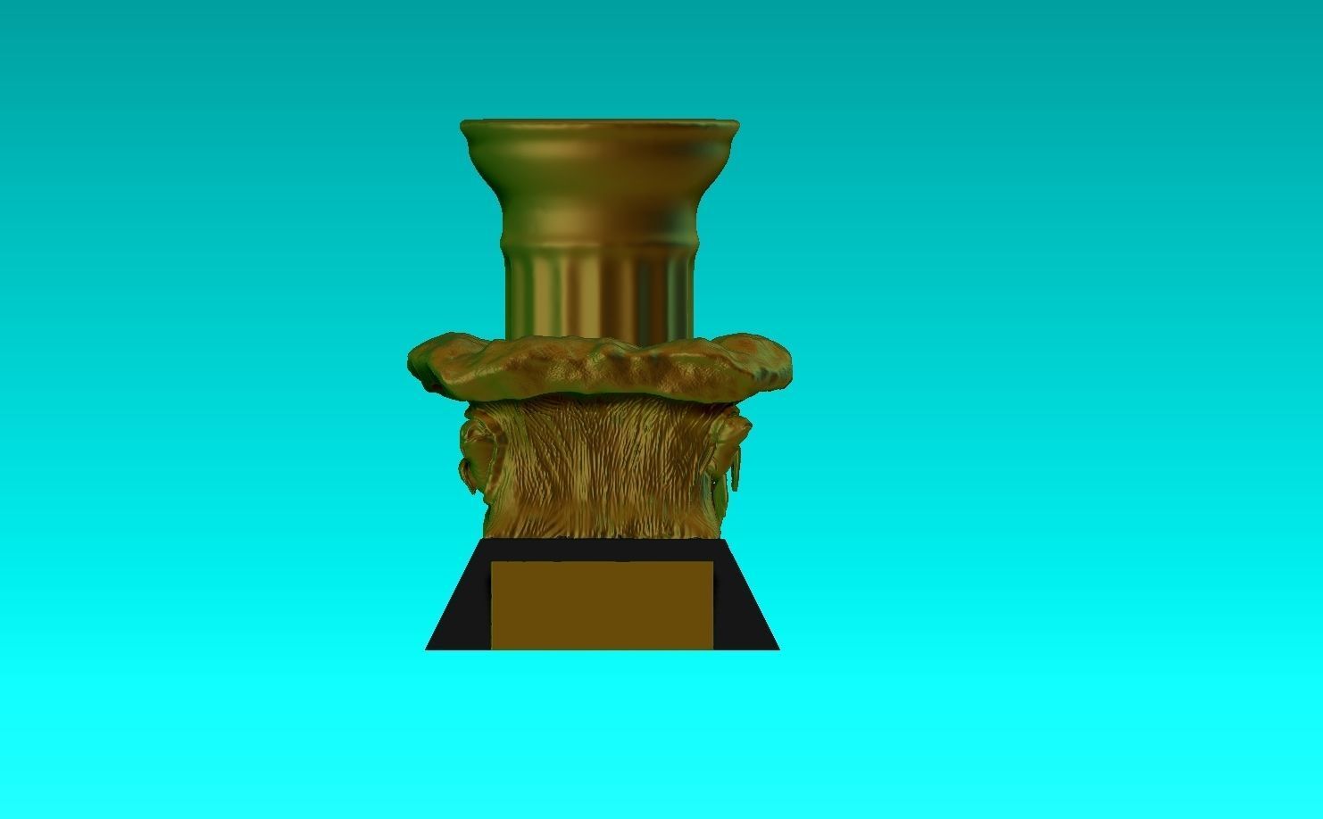 Oceano Awards 2022 Edition Base Trophy 3D model 3D printable | CGTrader