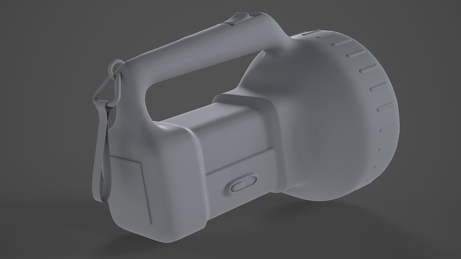 Handheld Rechargeable Flash Light 3D model | CGTrader