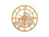 Rondo gold clock with gears 3D model | CGTrader