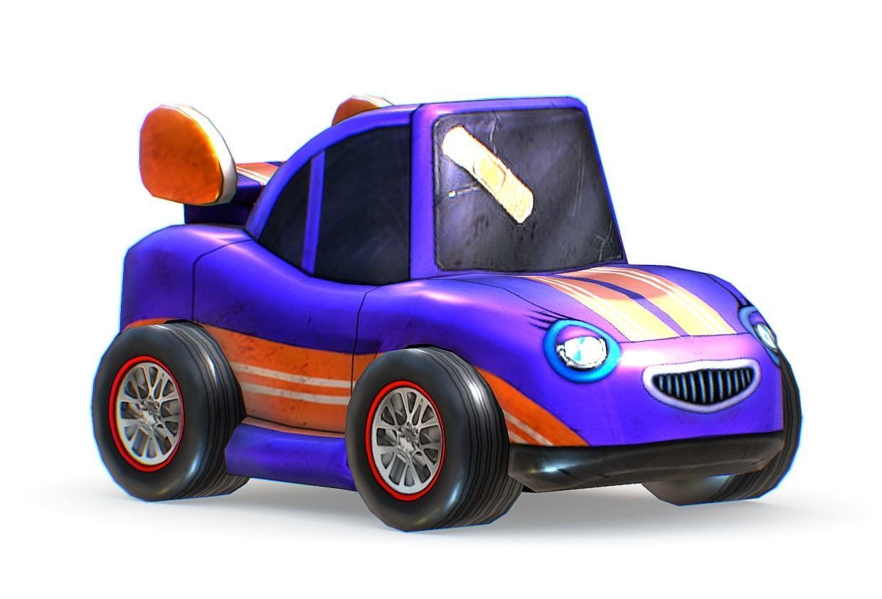 3D model Cartoon Toy AR Racing Car 08 VR / AR / low-poly | CGTrader