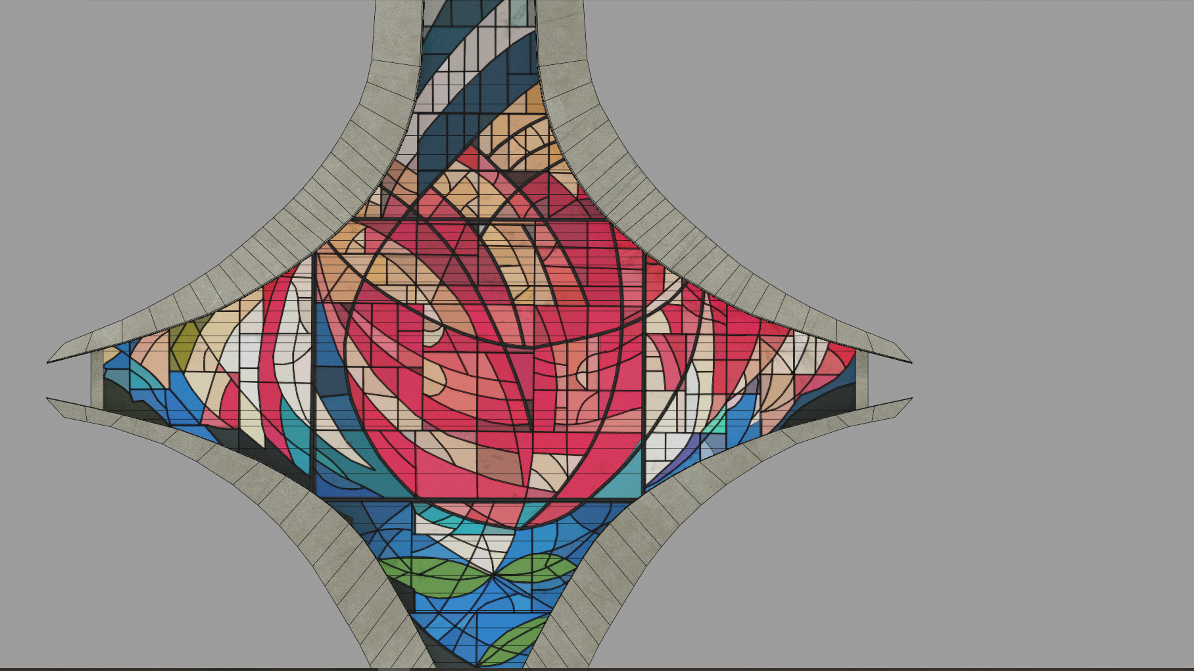 Damascene Sword Monument Damascus Syria 3D model | CGTrader