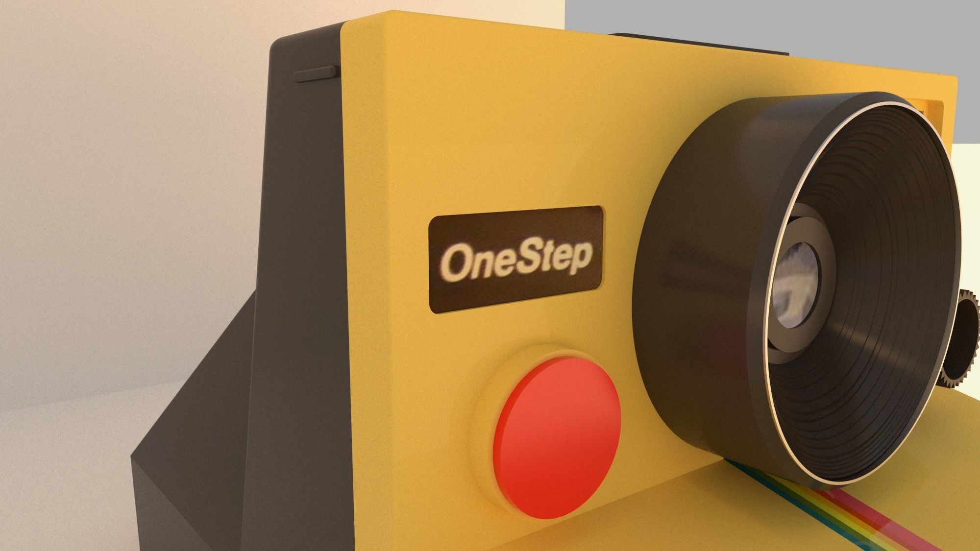 3D Polaroid Camera Model 3D model | CGTrader
