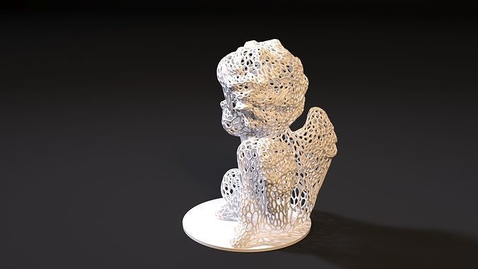 Angel figurine 3D model 3D printable | CGTrader