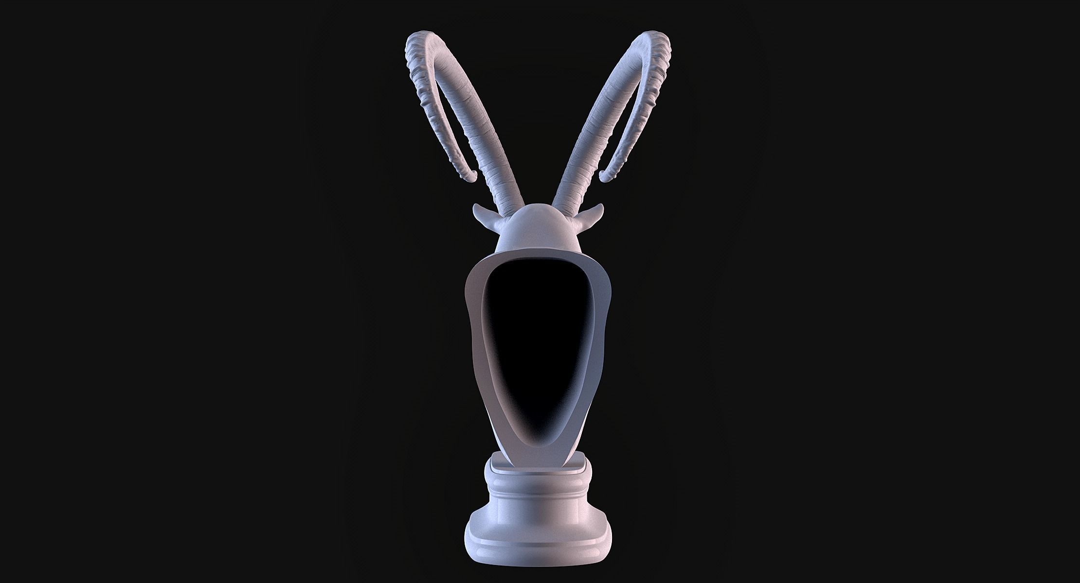 Ibex Head 3D model 3D printable | CGTrader