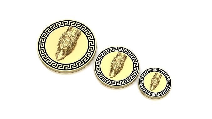 Versace pendant 102 3D model 3D printable | CGTrader