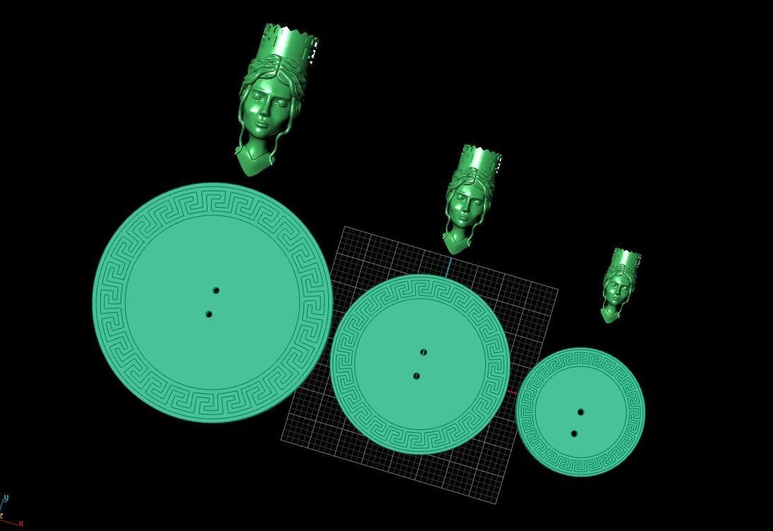 Versace pendant 102 3D model 3D printable | CGTrader