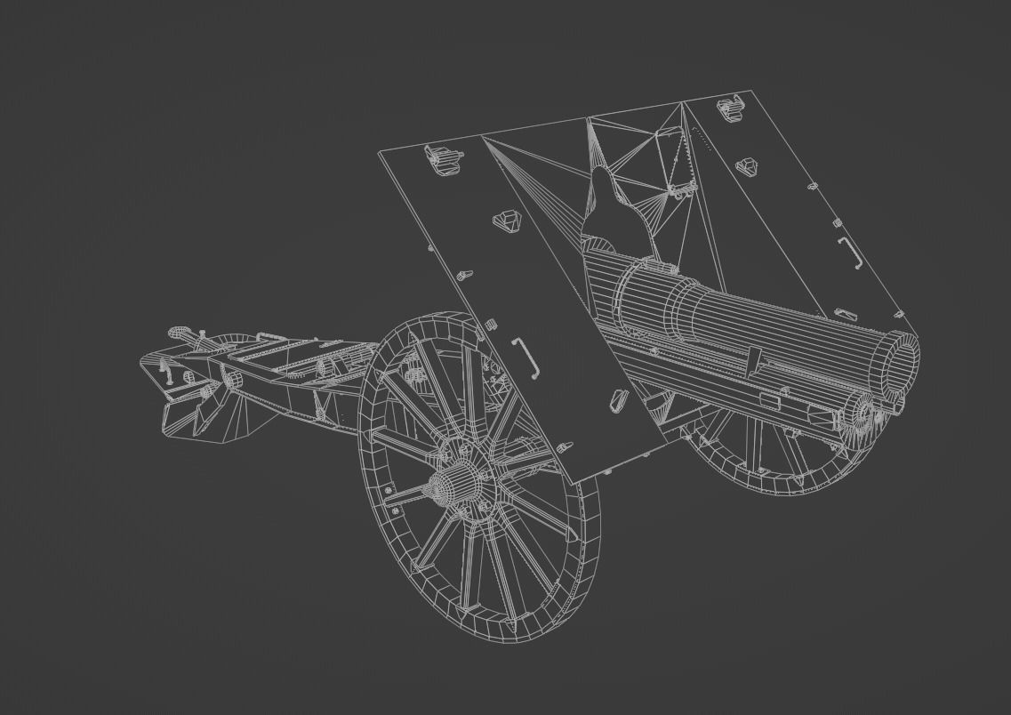 3D model Type 99 10cm Mountain Gun VR / AR / low-poly | CGTrader