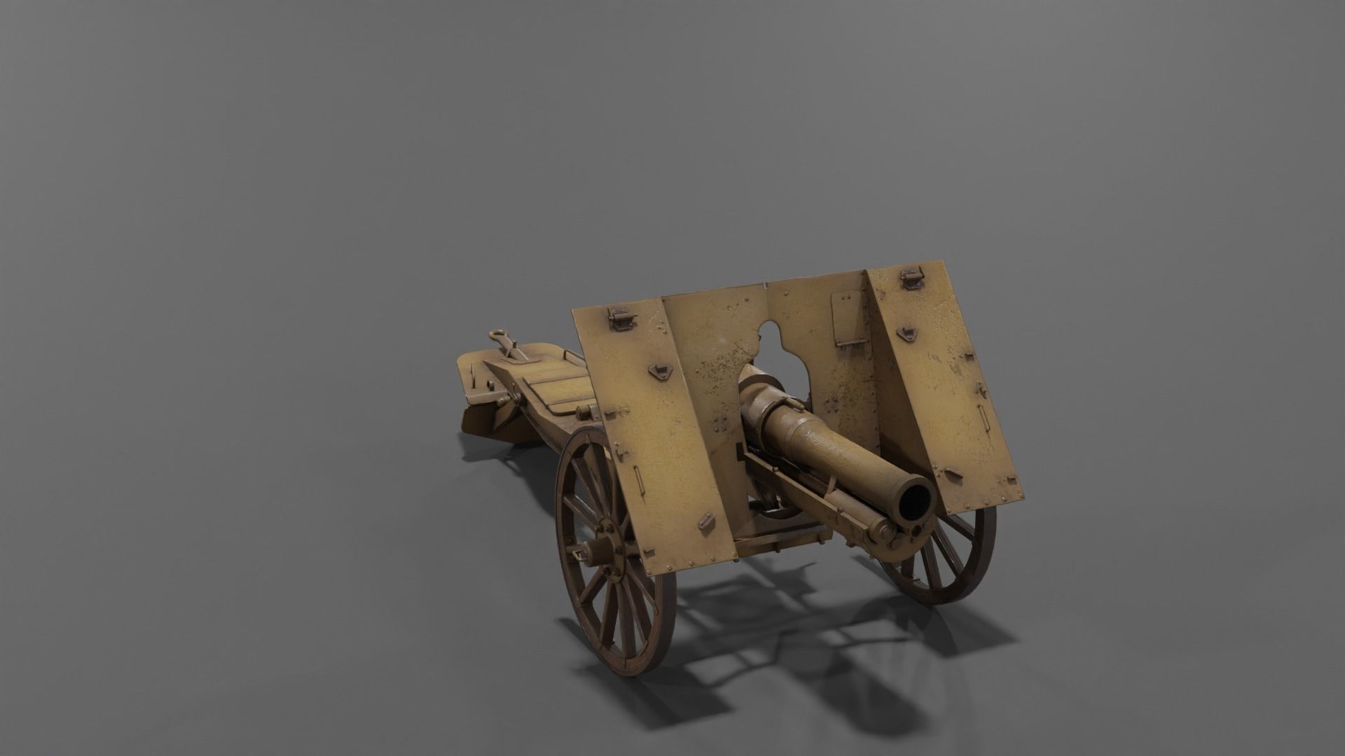 3D model Type 99 10cm Mountain Gun VR / AR / low-poly | CGTrader