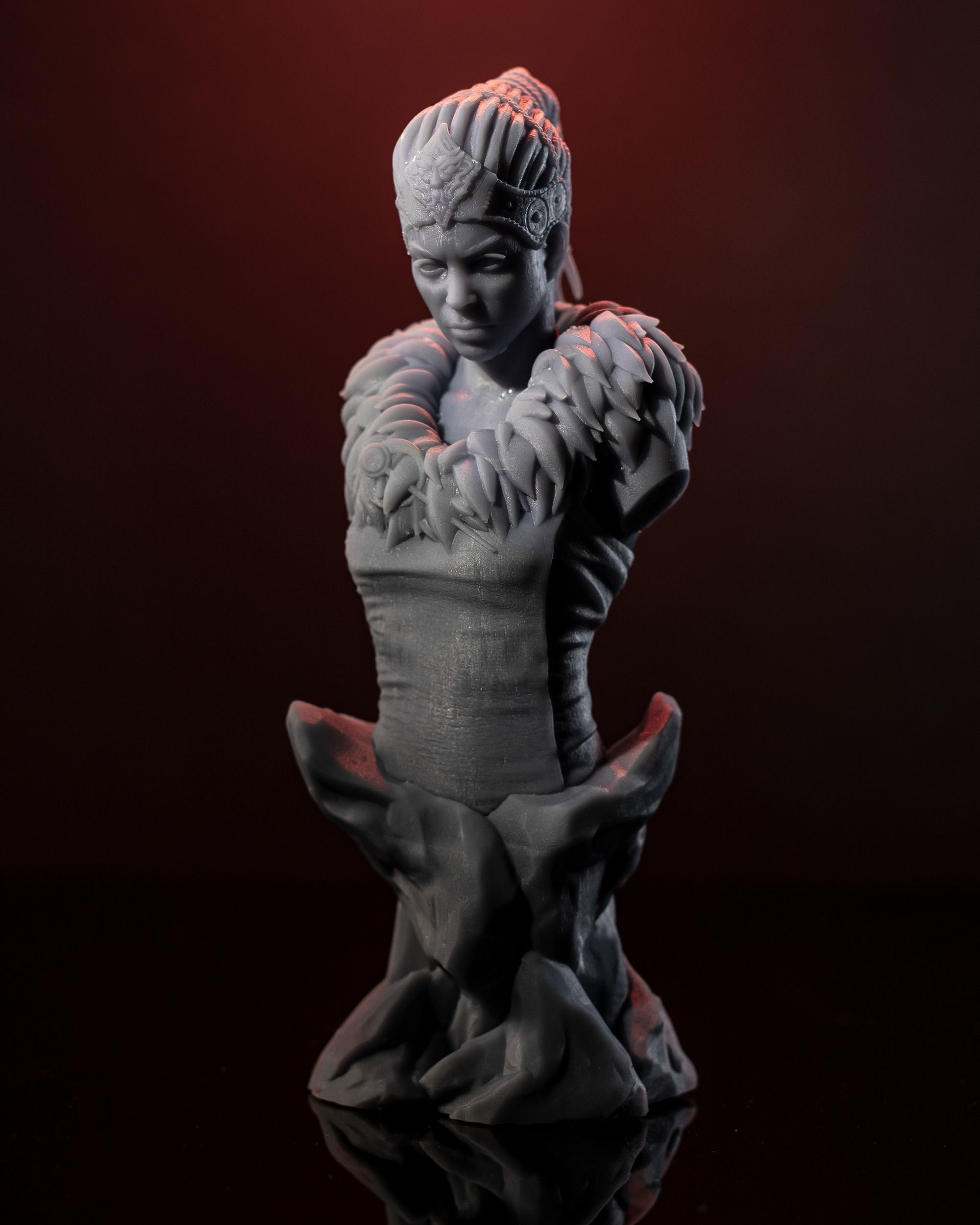 BUST OF SENUA 3D model 3D printable | CGTrader