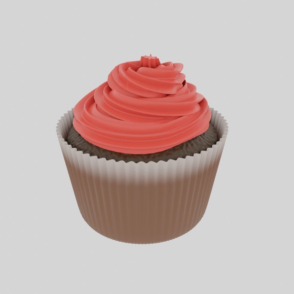 Cupcake 3D model | CGTrader