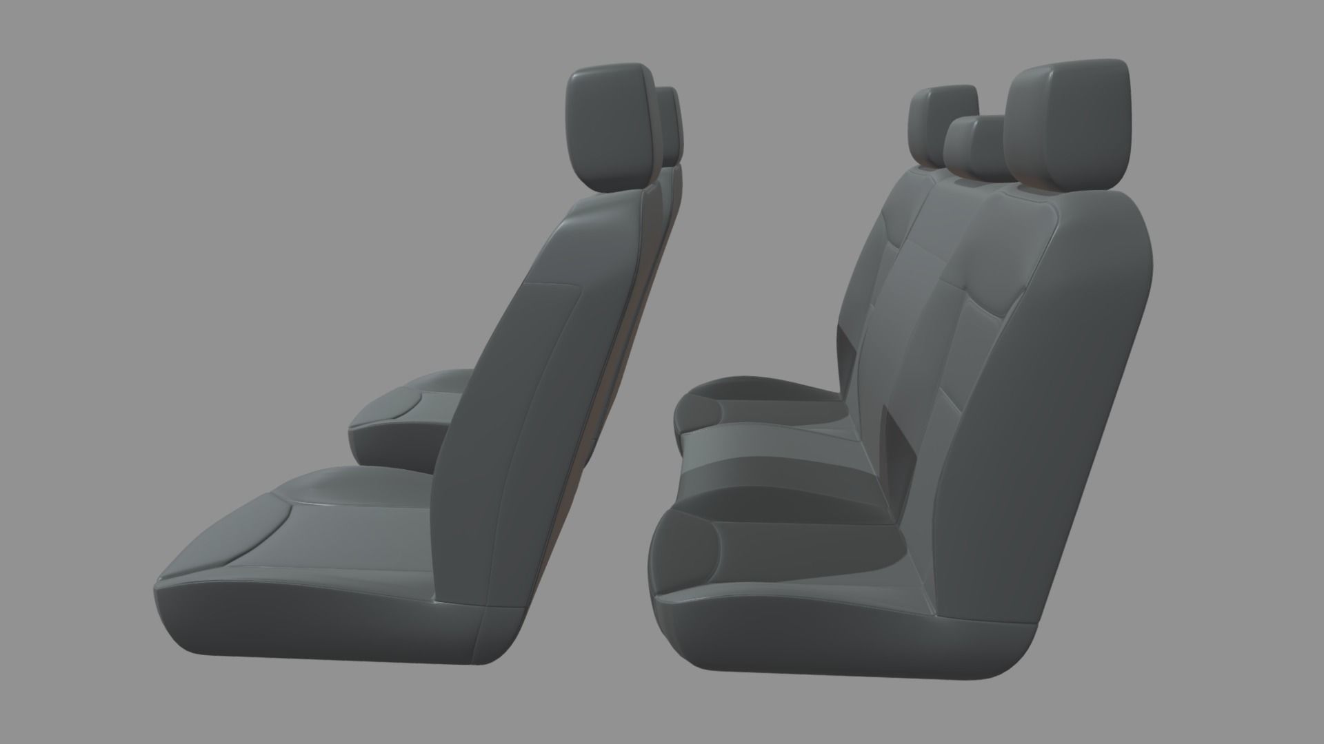 3D model Car Seat 014 VR / AR / low-poly | CGTrader
