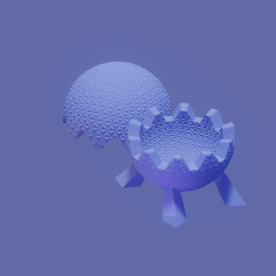 Epcot Ball Case 3D model 3D printable | CGTrader