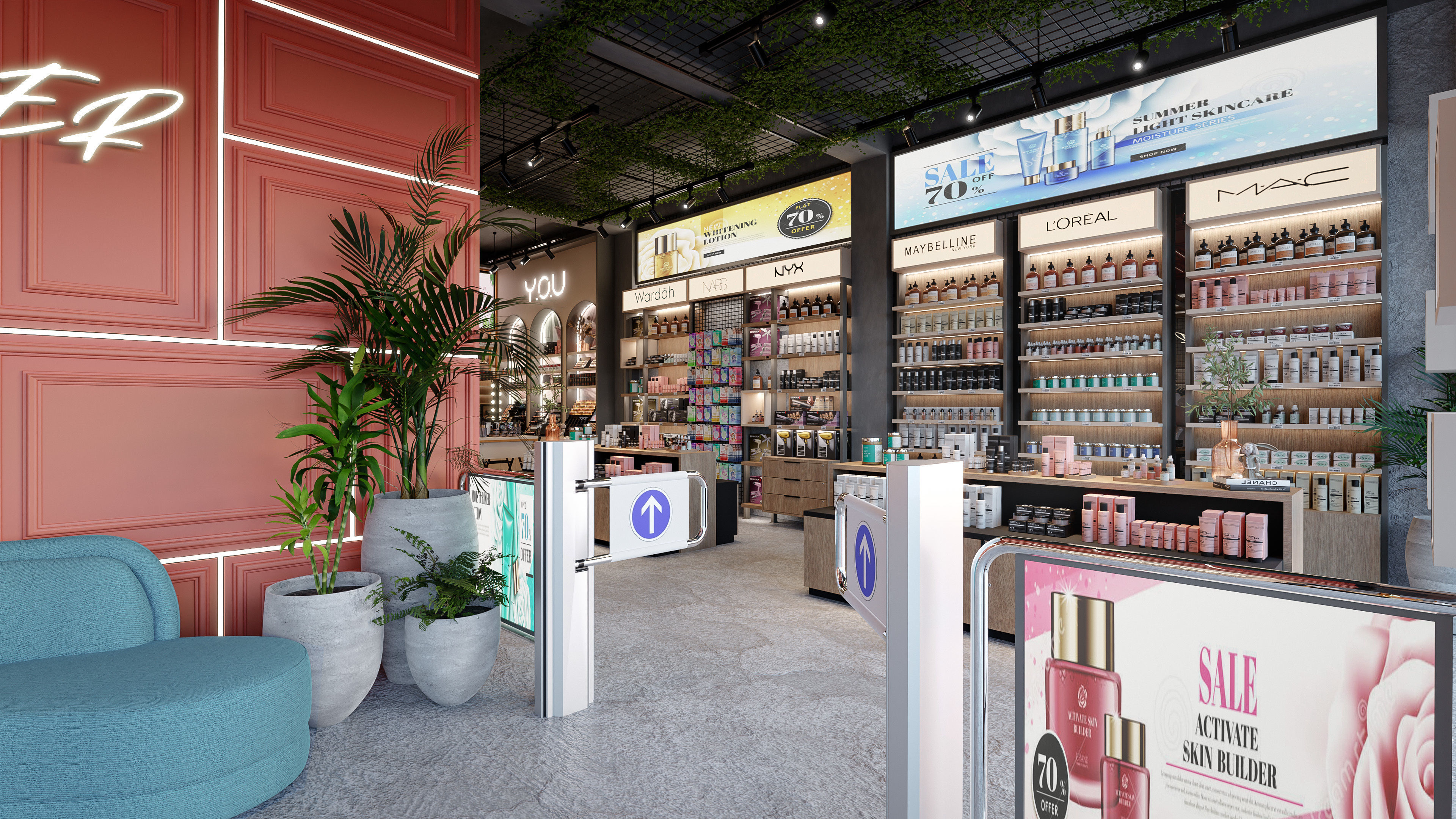 Cosmetic Store Scene Blender - Fbx - Obj 3D model | CGTrader