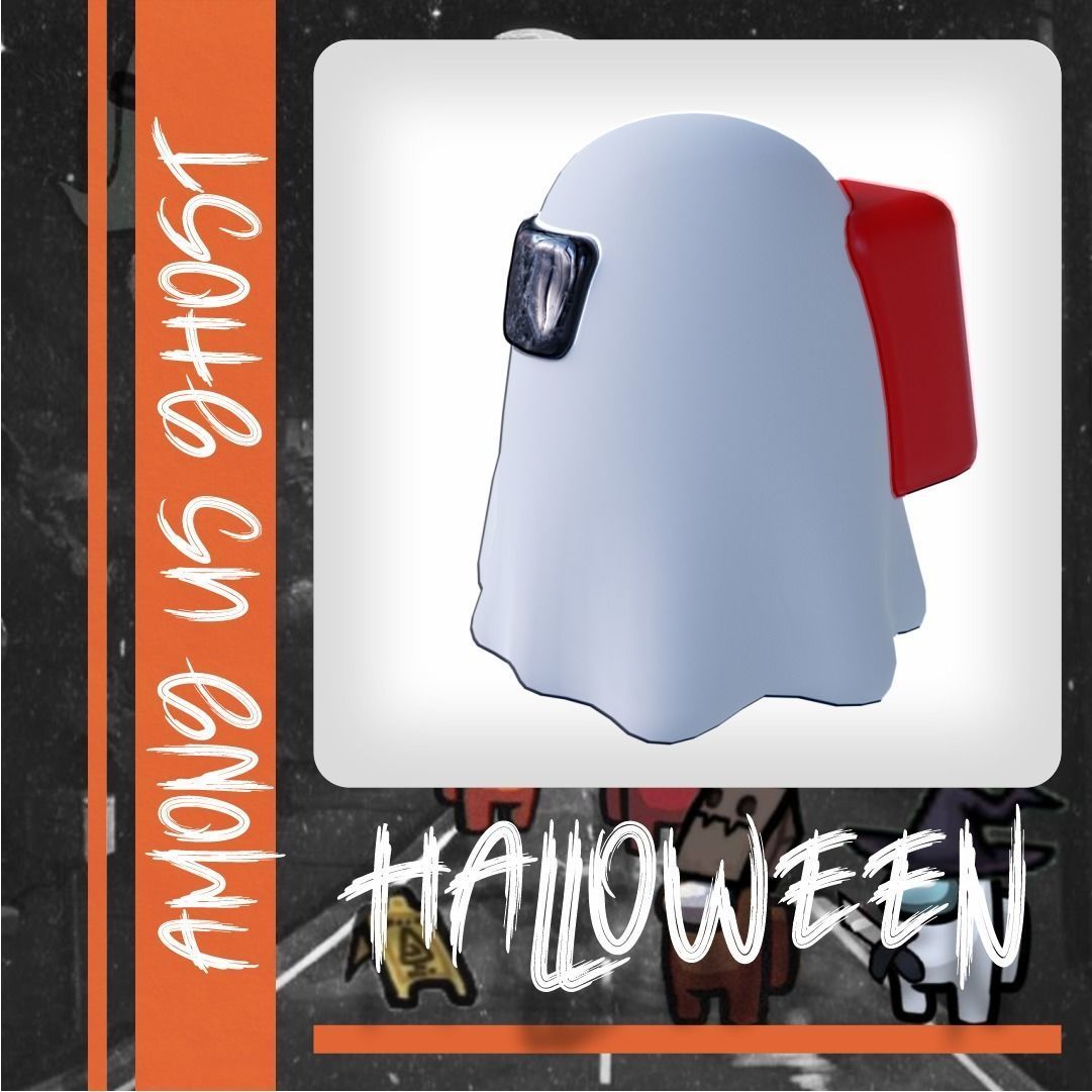 3D model Among Us Ghost Halloween VR / AR / low-poly | CGTrader