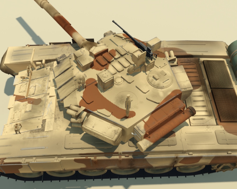 T90 tank 3D Model rigged MAX | CGTrader.com