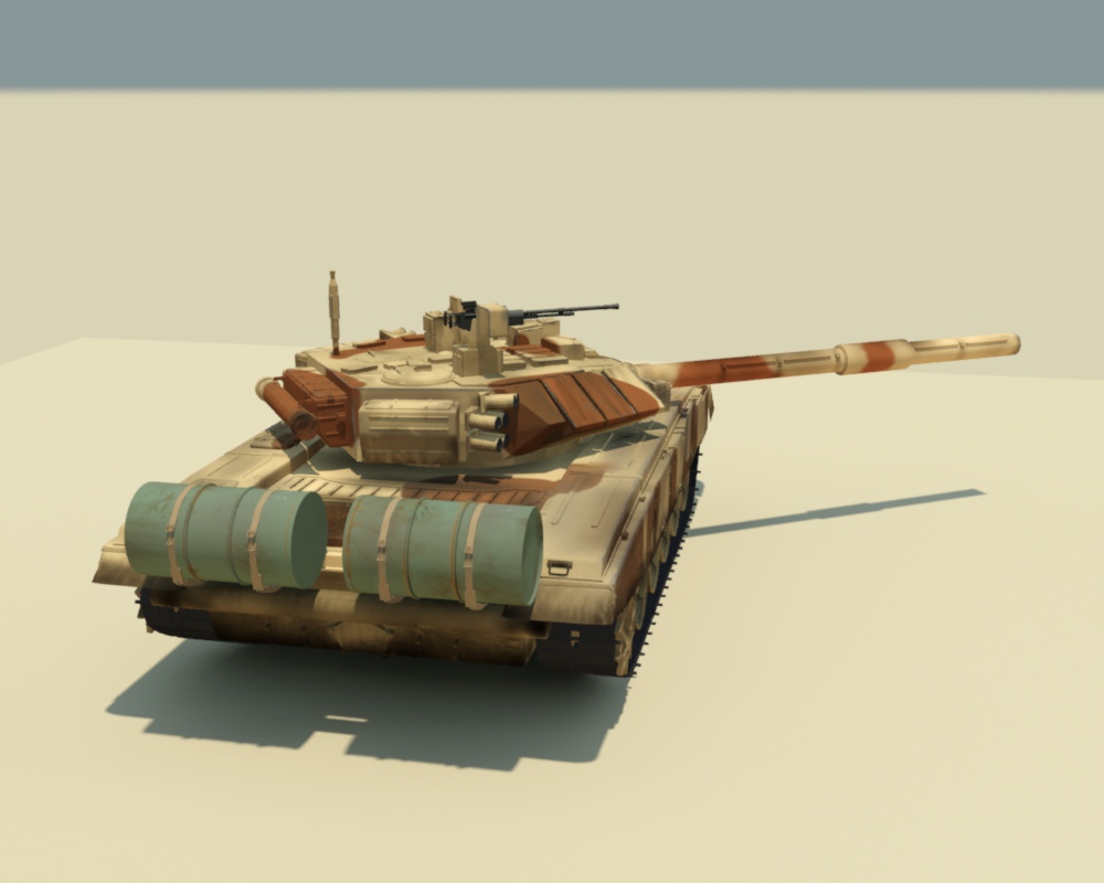 T90 tank 3D Model rigged MAX | CGTrader.com