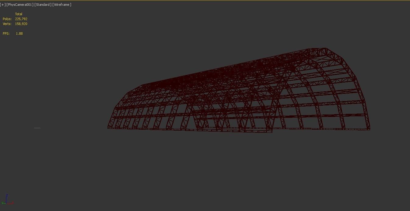 Quonset Rigged Stage - Dome Structure 3D model | CGTrader