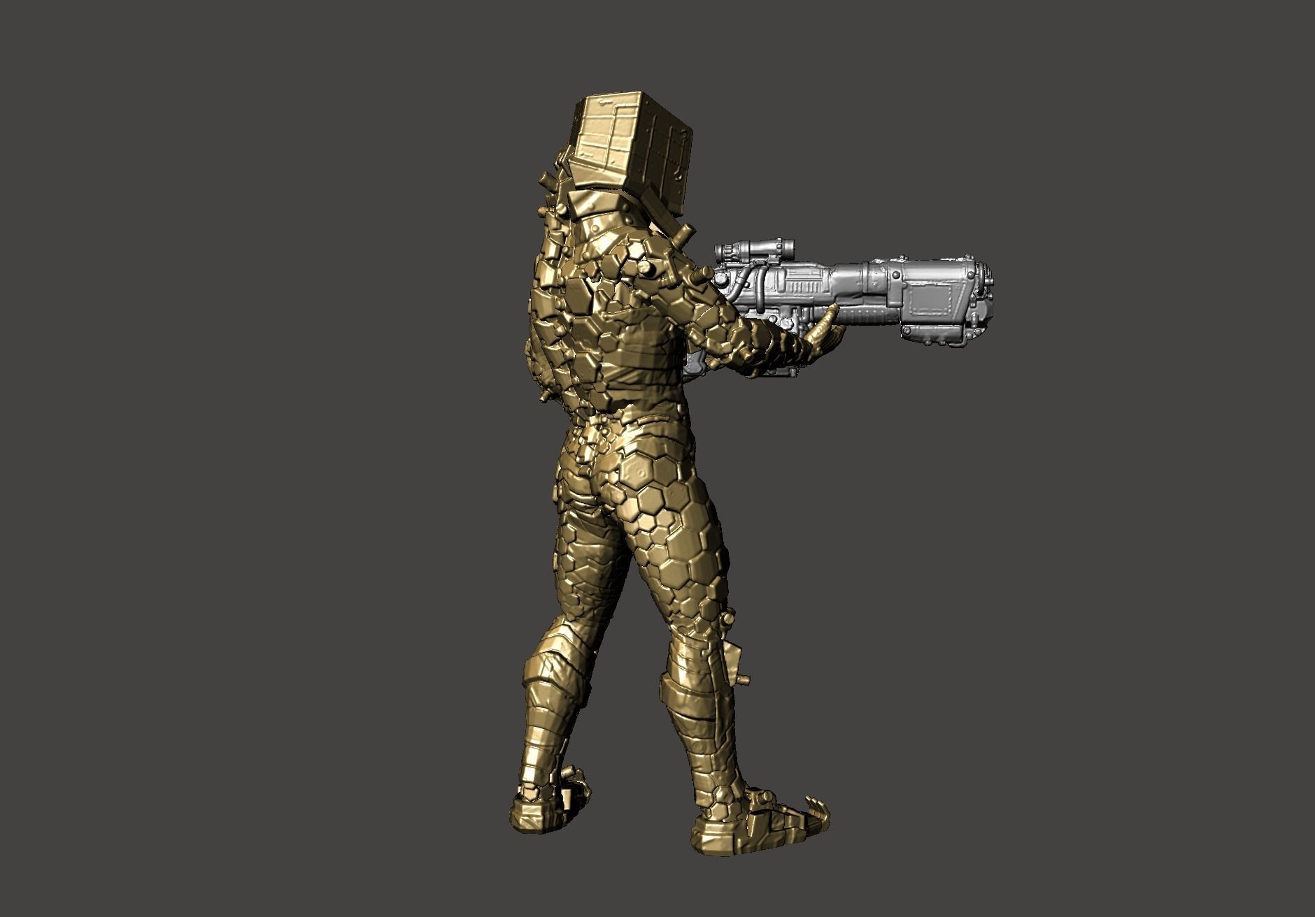 WOLFENSTEIN POWERARMOR LASERKRAFTWERK TNO High-Poly STL 3D model 3D ...