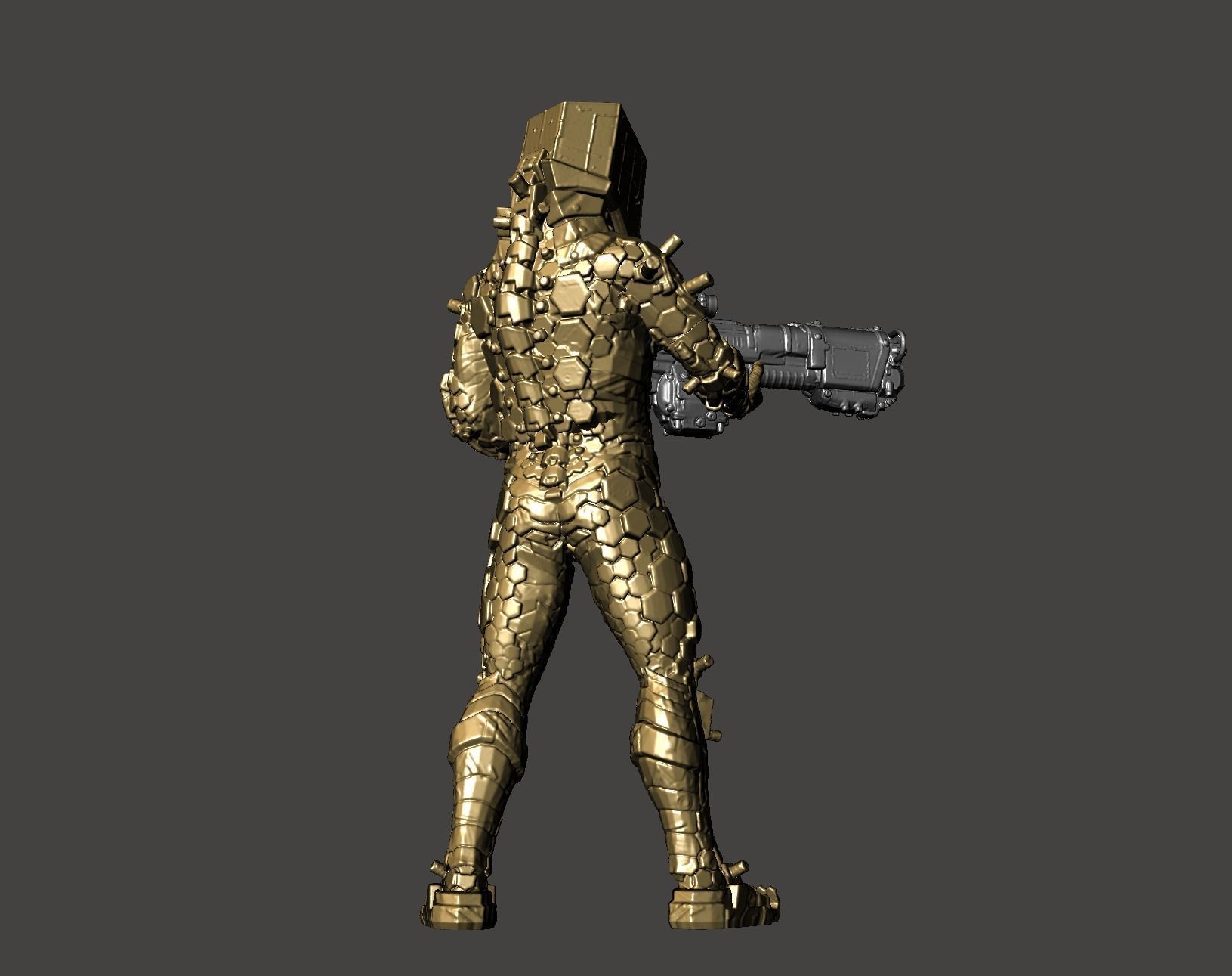 WOLFENSTEIN POWERARMOR LASERKRAFTWERK TNO High-Poly STL 3D model 3D ...