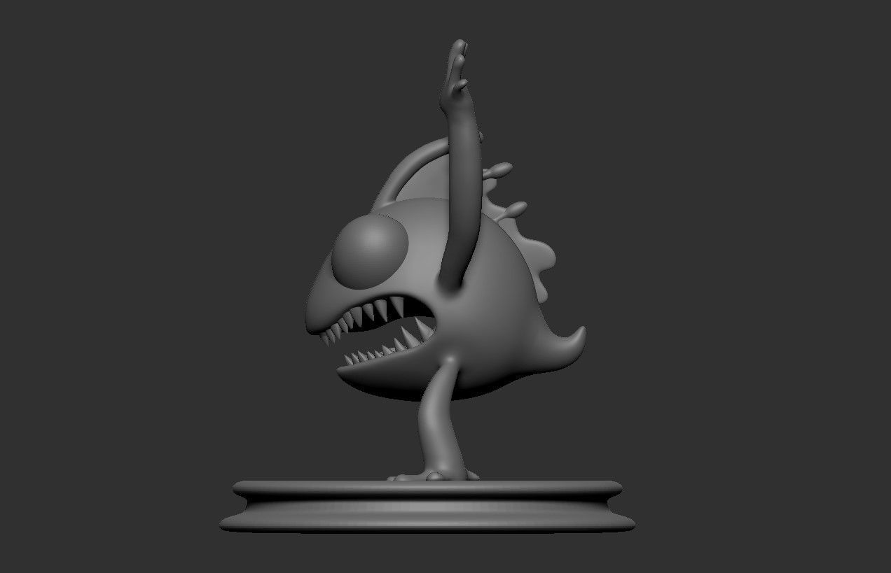 Lizardman Alien 3D Print Character free 3D model 3D printable | CGTrader